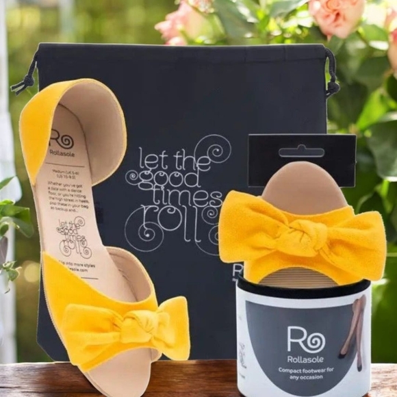 Rollasole | Shoes | Here Comes The Sun Peep Toe Flats | Poshmark